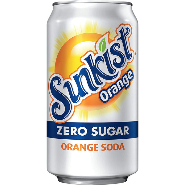 SunKist Orange - ZERO SUGAR 12oz Can *LIMIT 12 DRINKS* (BB 7 Oct '25 ...
